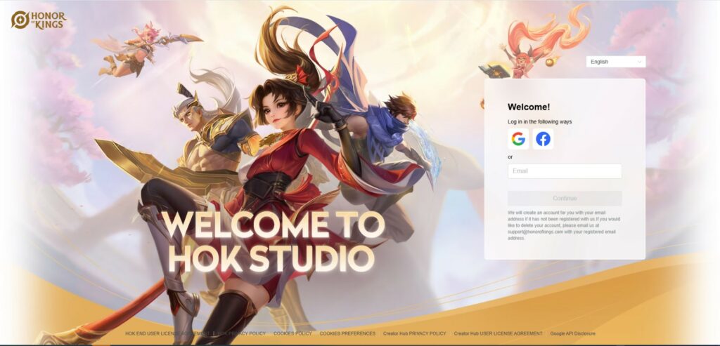 HOK Studio: Cách Đăng Ký Content Creator VGVD Quốc Tế