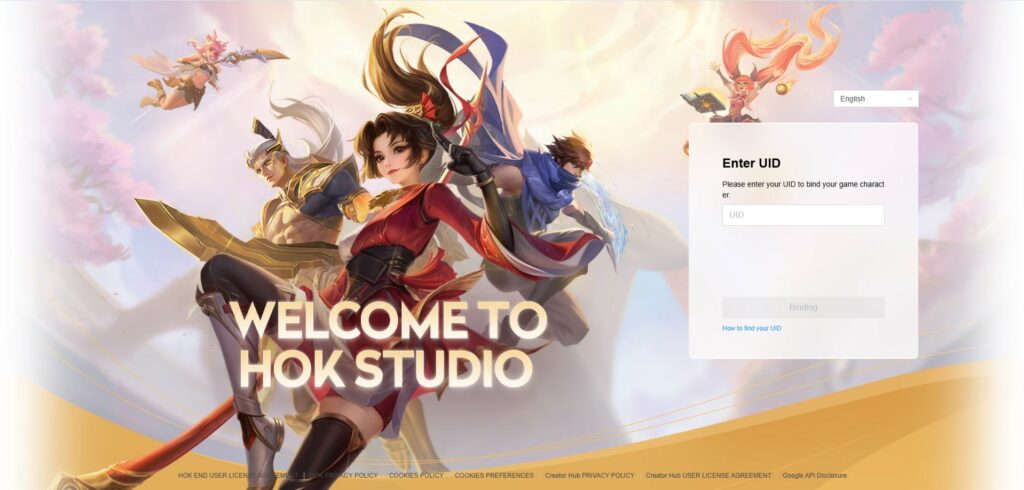 HOK Studio: Cách Đăng Ký Content Creator VGVD Quốc Tế