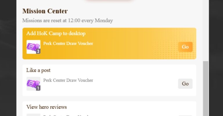 Link Truy Cập HOK CAMP – Vương Giả Vinh Diệu